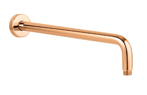Shower Arm Wall Mount Rose Gold Round 300mm – trendtapntile